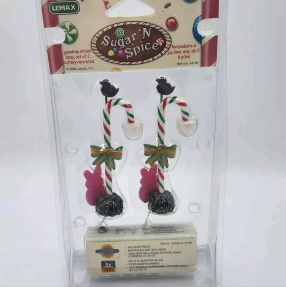 Lemax | Holiday | Lemax Sugar N Spice Gumdrop Street Lamp Battery ...
